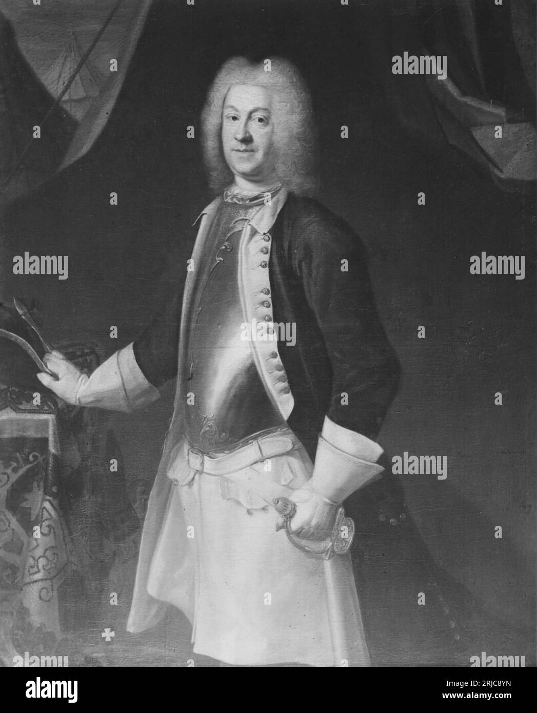 Arvid Knutsson Posse, 1689-1754 1729 by Johan Henrik Scheffel Stock ...