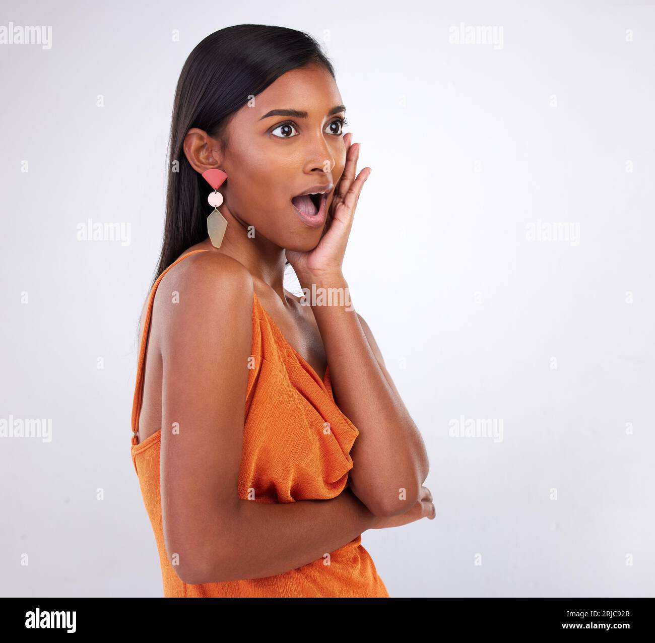 Shocked Expression Woman