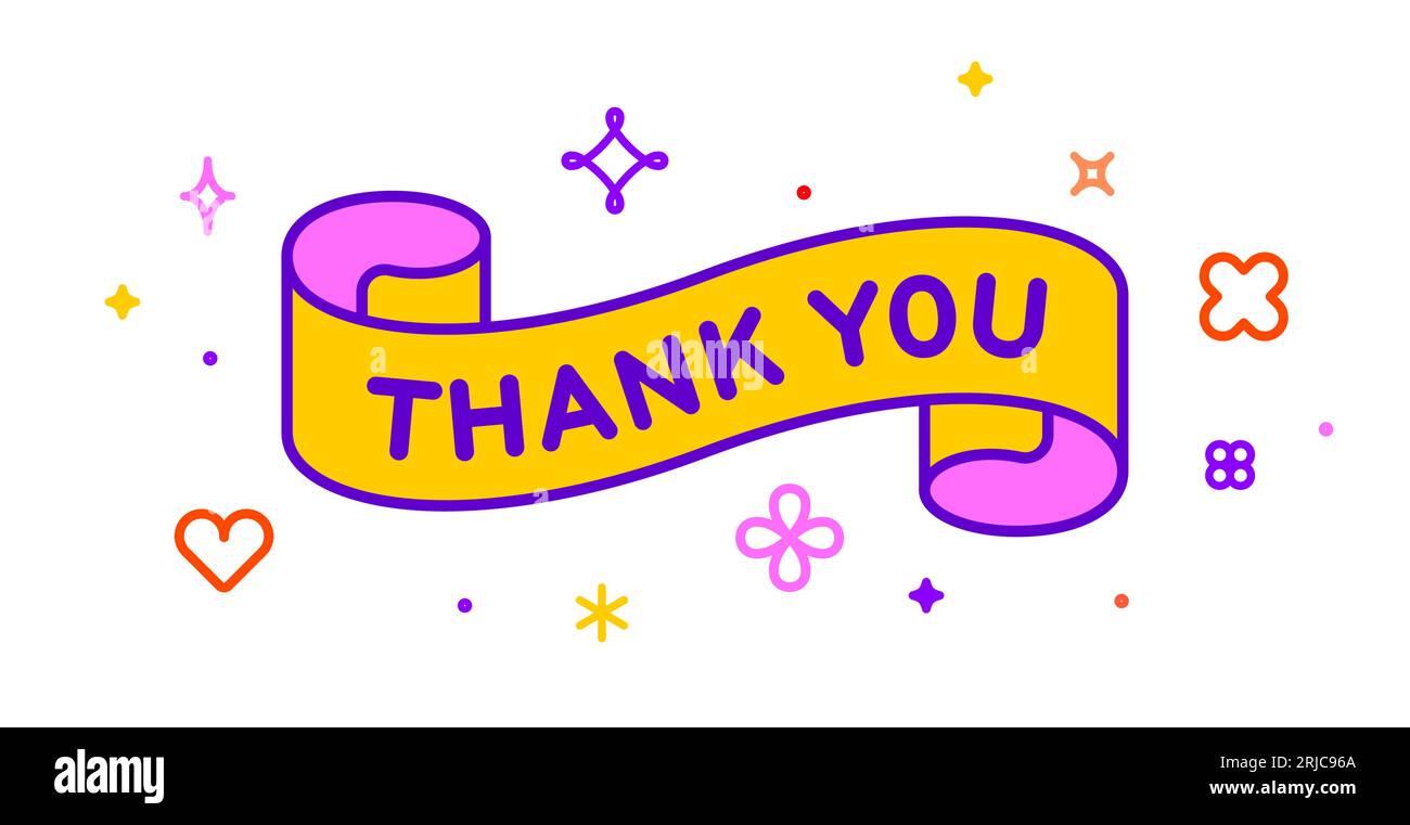 Cartoon thank you hi-res stock photography and images - Alamy