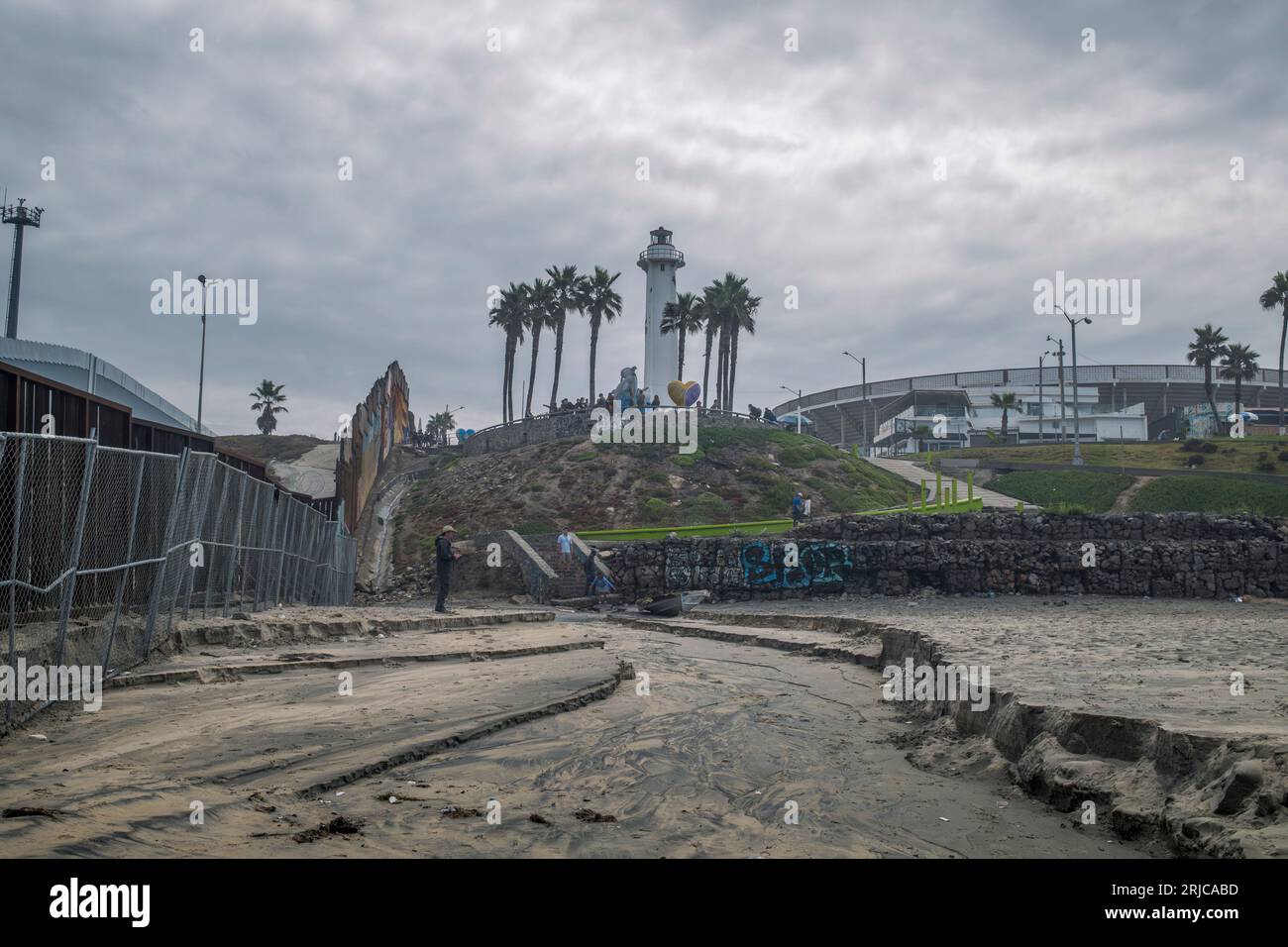 Tijuana side of the wall hi-res stock photography and images - Alamy