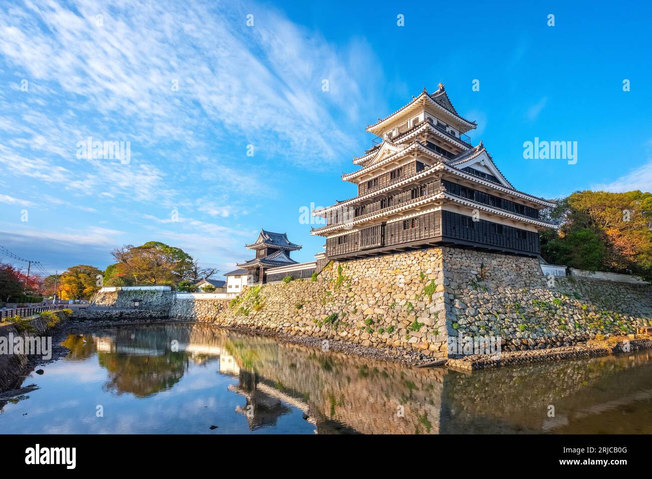 Nakatsu, Japan - Nov 26 2022: Nakatsu Castle known as one of the three ...