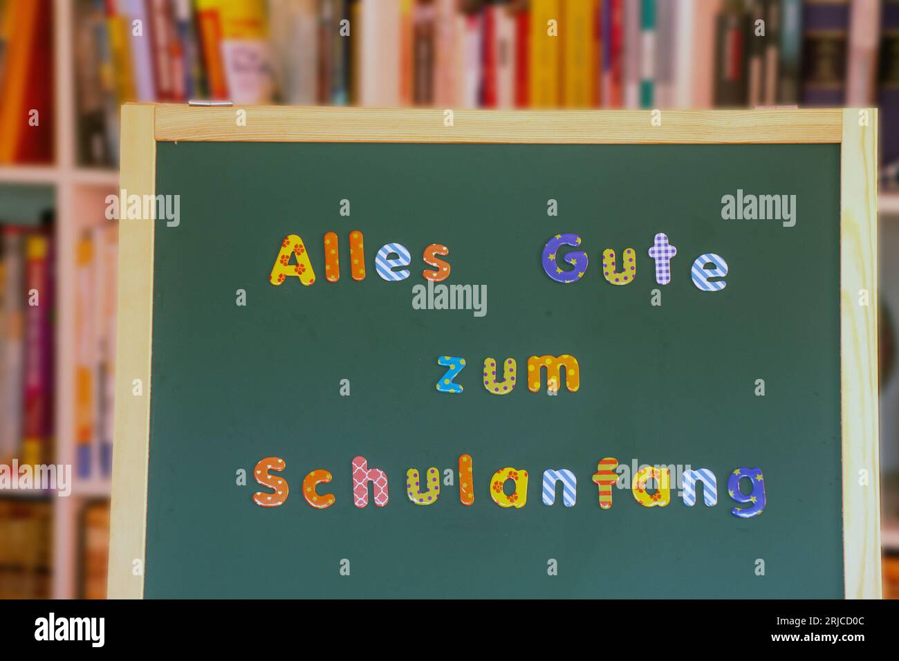School Chalkboard with the german inscription Alles Gute zum ...