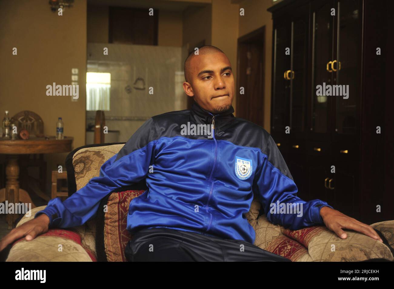 Bangladesh national Football Team captain Jamal Harris Bhuiyan during ...