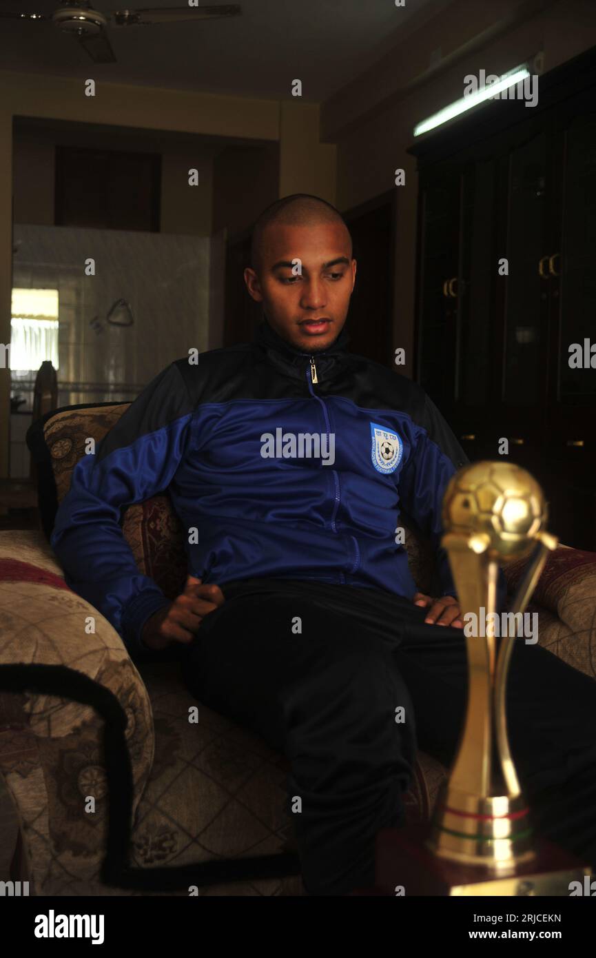 Bangladesh national Football Team captain Jamal Harris Bhuiyan during ...