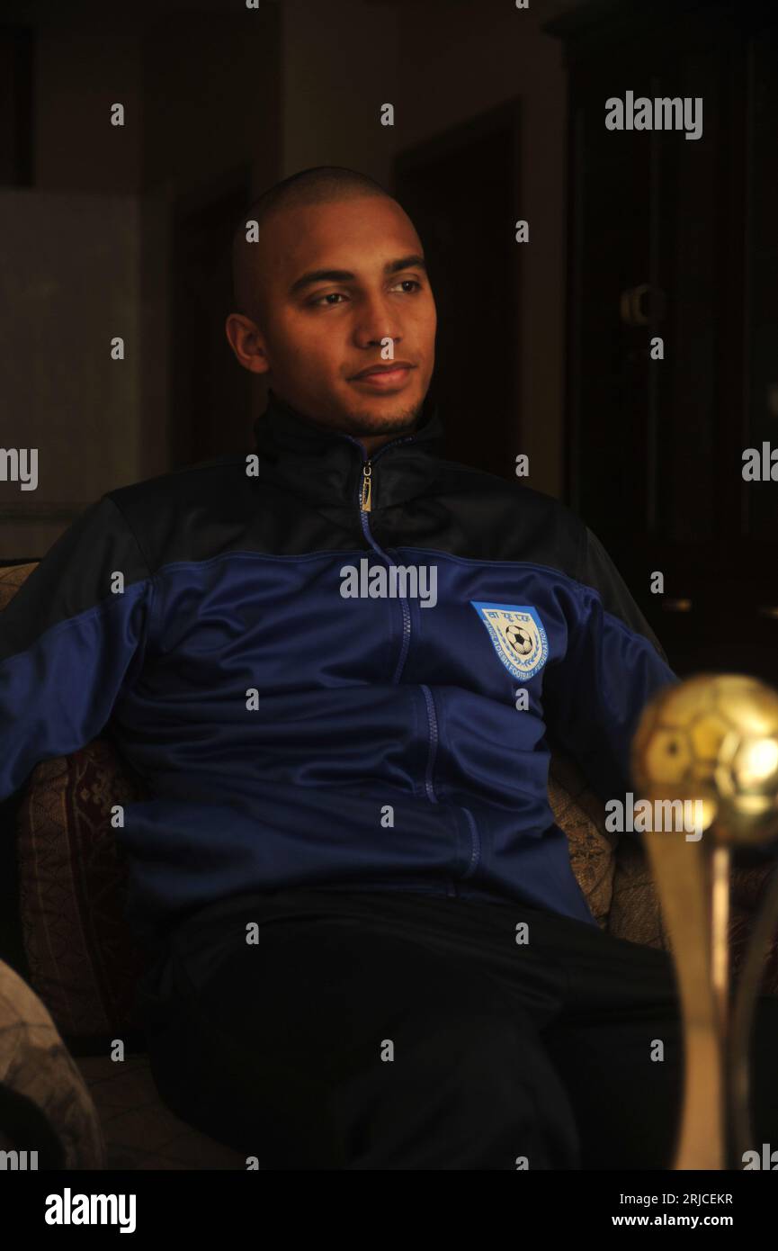 Bangladesh national Football Team captain Jamal Harris Bhuiyan during ...