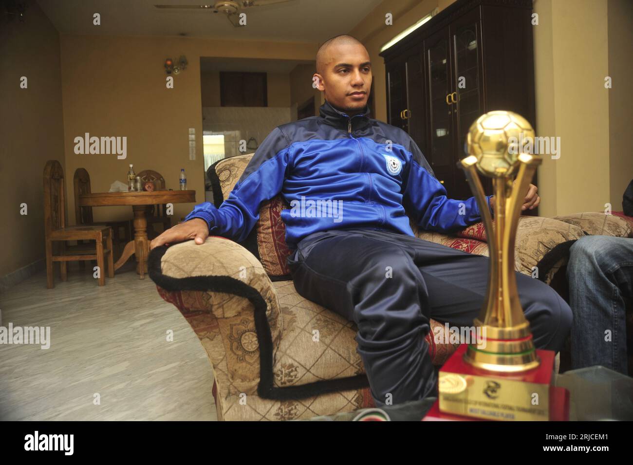 Bangladesh national Football Team captain Jamal Harris Bhuiyan during ...