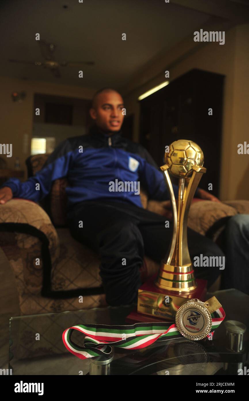 Bangladesh national Football Team captain Jamal Harris Bhuiyan during ...