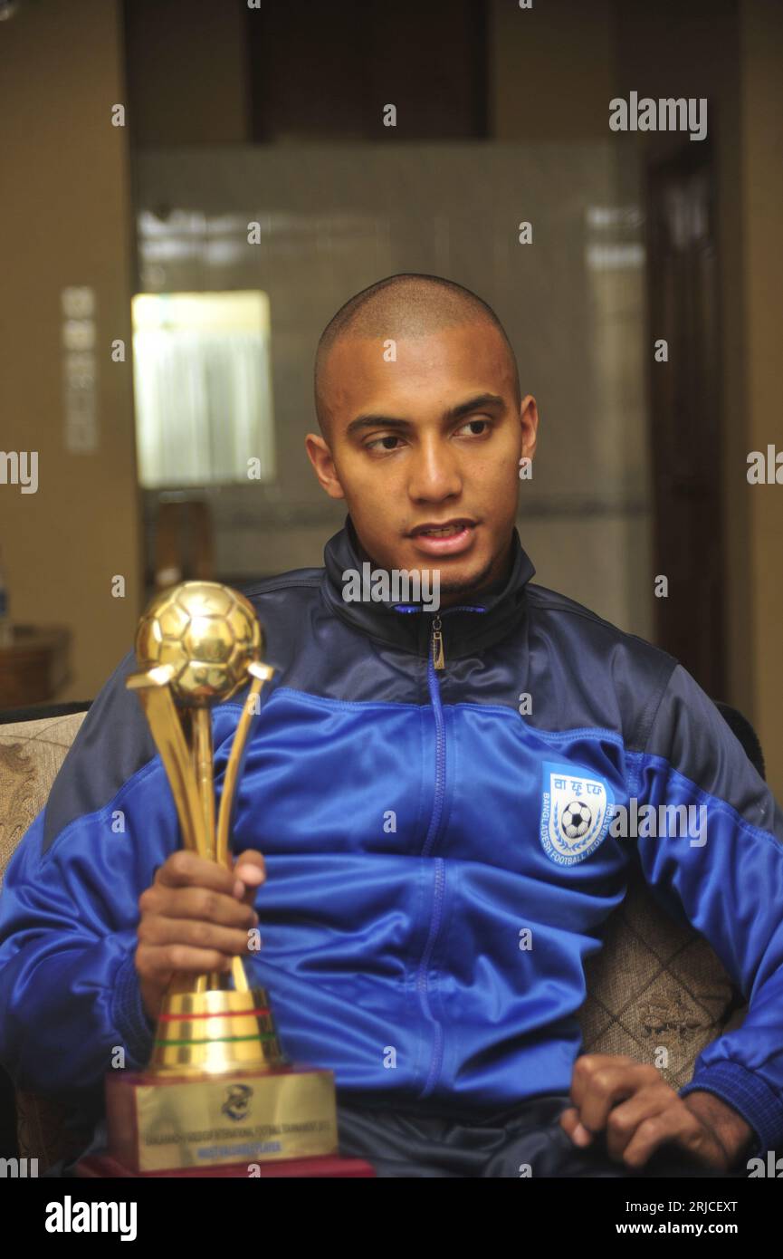 Bangladesh national Football Team captain Jamal Harris Bhuiyan during ...