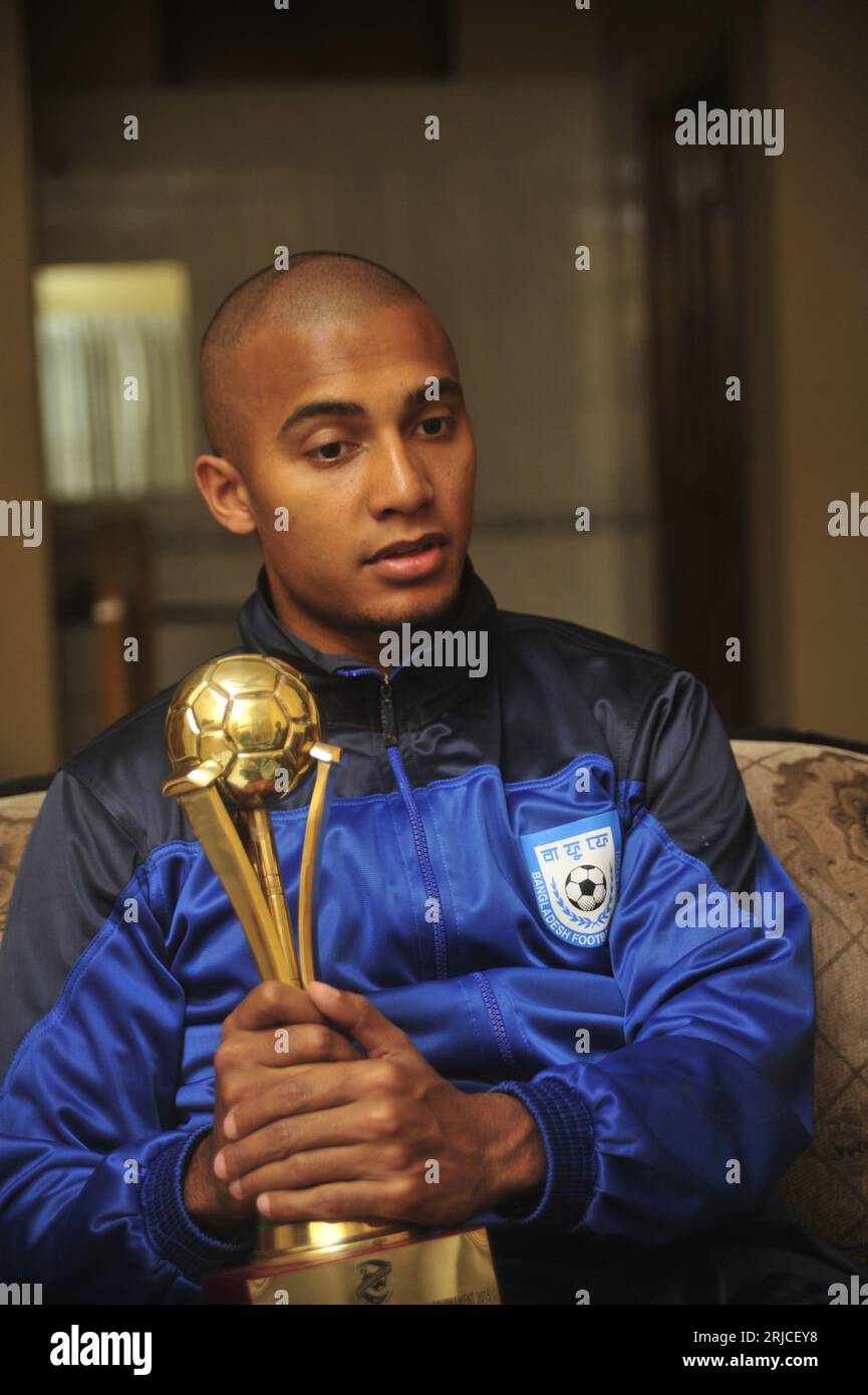 Bangladesh national Football Team captain Jamal Harris Bhuiyan during ...