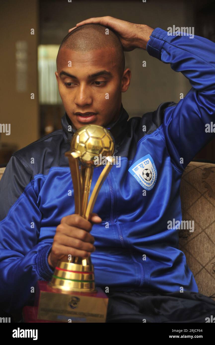 Bangladesh national Football Team captain Jamal Harris Bhuiyan during ...