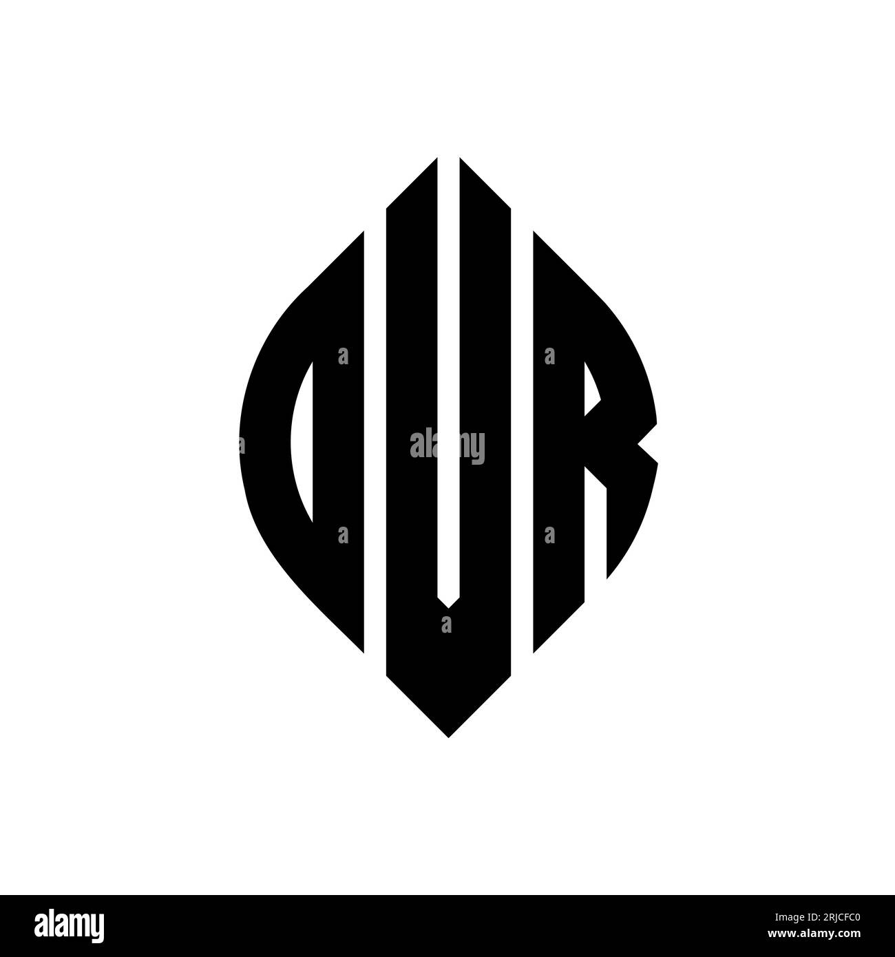 OVR circle letter logo design with circle and ellipse shape. OVR ...