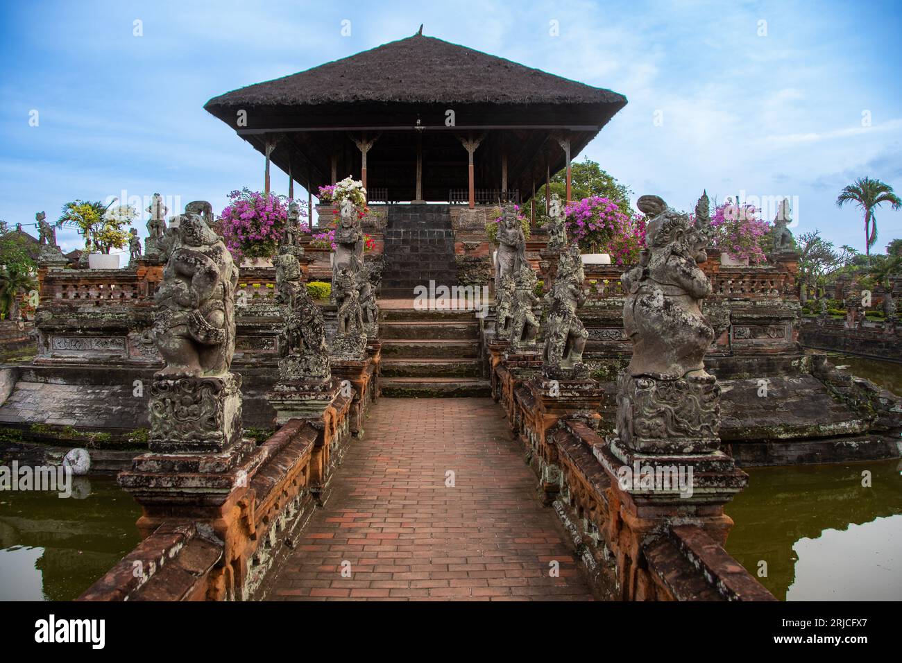 The Palace of Klungkung on the Indonesian holiday island of Bali Stock ...