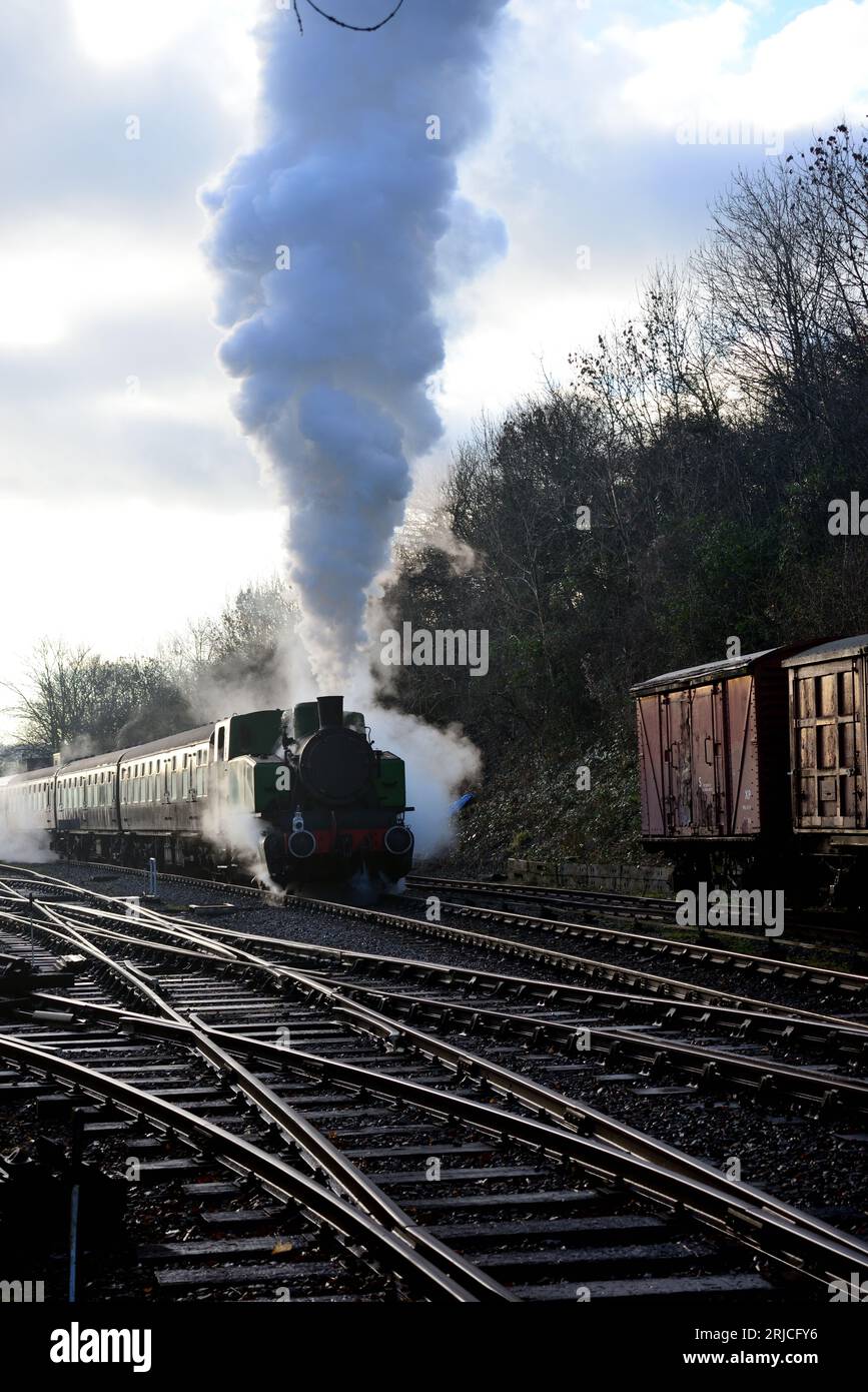 Polish TKh49 0-6-0 tank engine No 4015 Karel creates an impressive ...