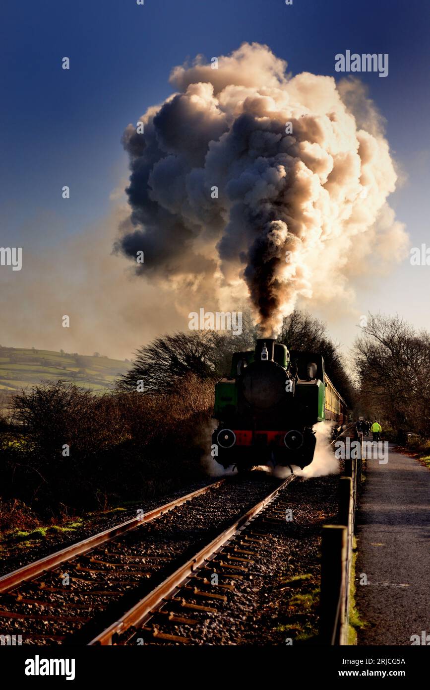 Polish TKh49 0-6-0 tank engine No 4015 Karel creates an impressive ...