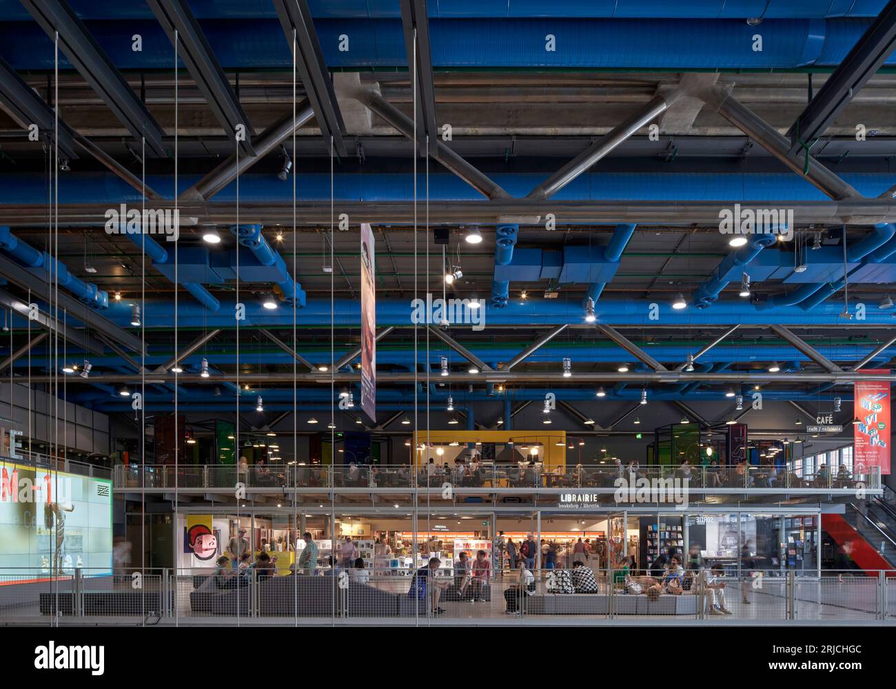 Paris centre pompidou interior hi-res stock photography and images - Alamy