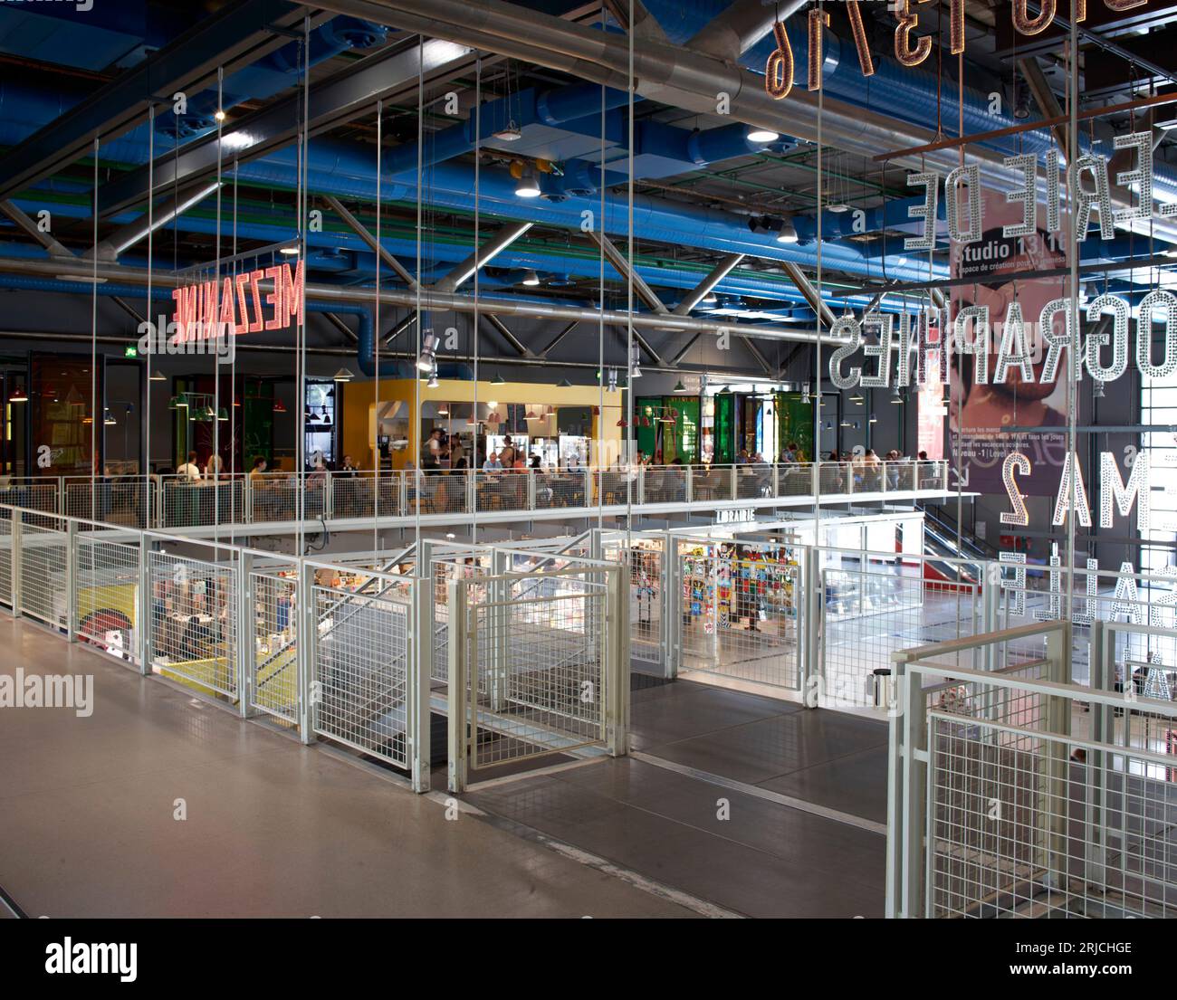Interior view on ground floor. Centre Pompidou Paris in 2023, Paris ...