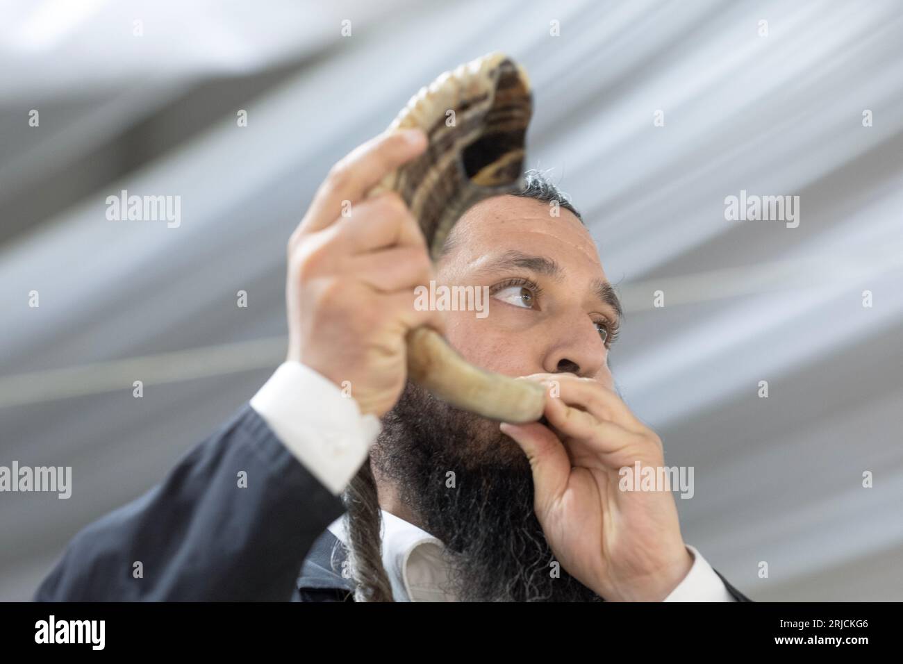 In Elul, the month before Jewish New Year, the shofar is blown weekday ...