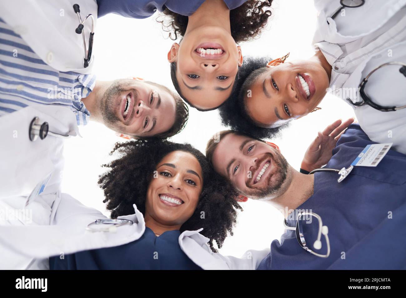Diverse medical team building hi-res stock photography and images - Alamy