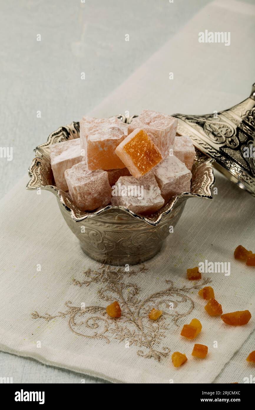 Turkish Delight. beautiful isolated pictures of Turkish sweets. turkish ...