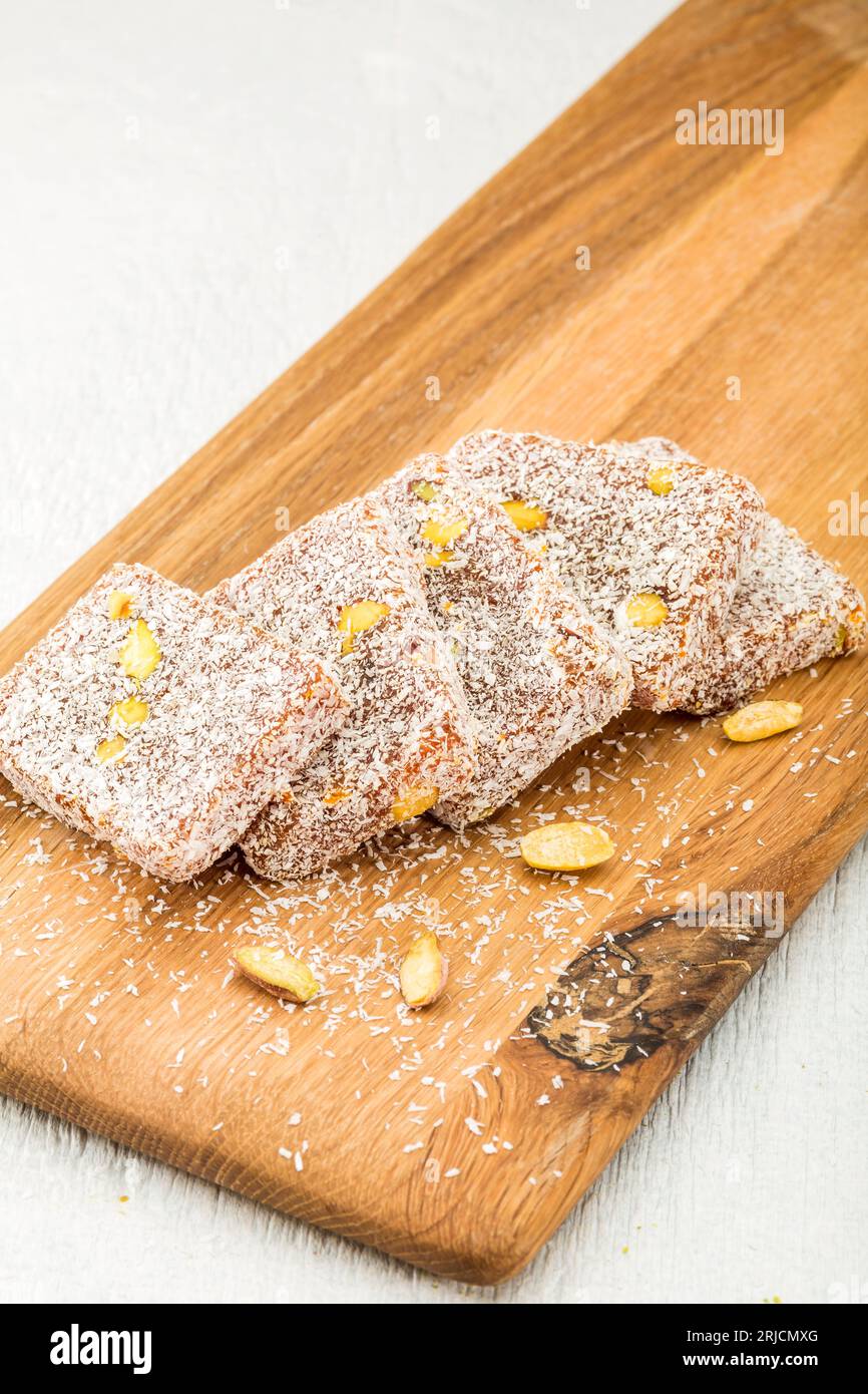 Turkish Delight. beautiful isolated pictures of Turkish sweets. turkish ...