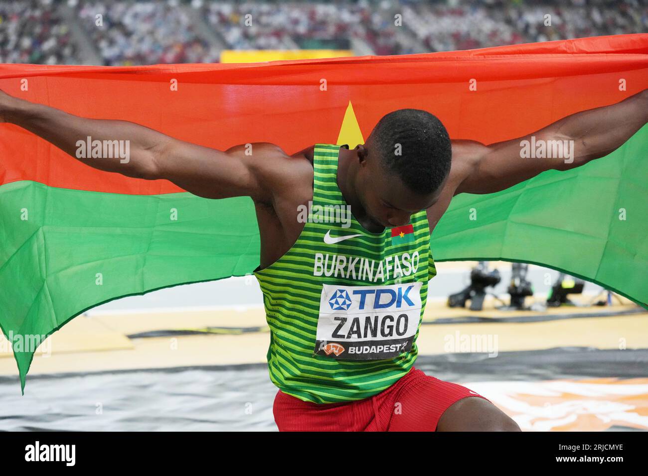 Budapest, Hongrie. 21st Aug, 2023. Hugues Fabrice Zango of BUR Gold ...