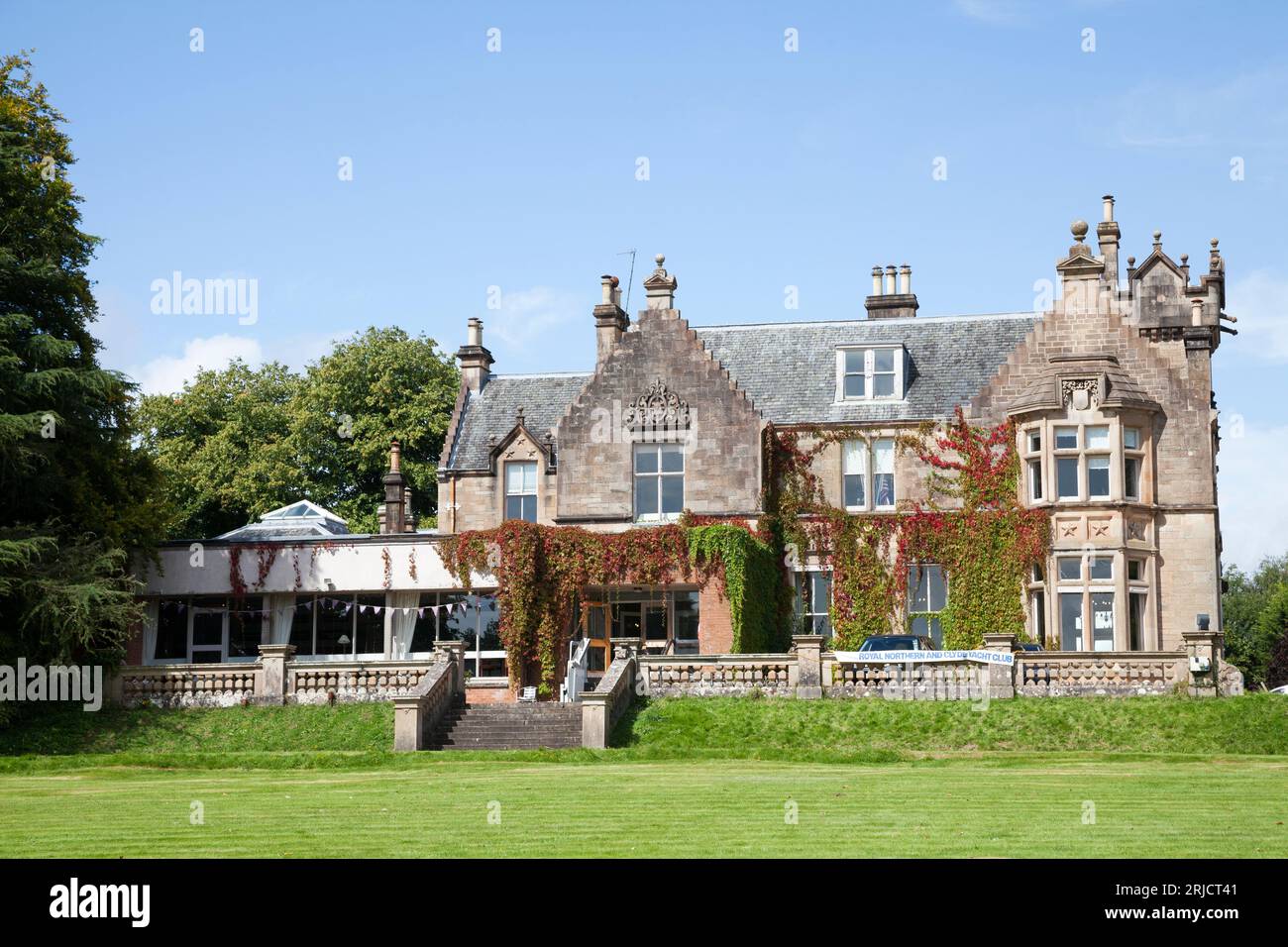 Royal Northern and Clyde Yacht Club, Rhu, Scotland Stock Photo - Alamy