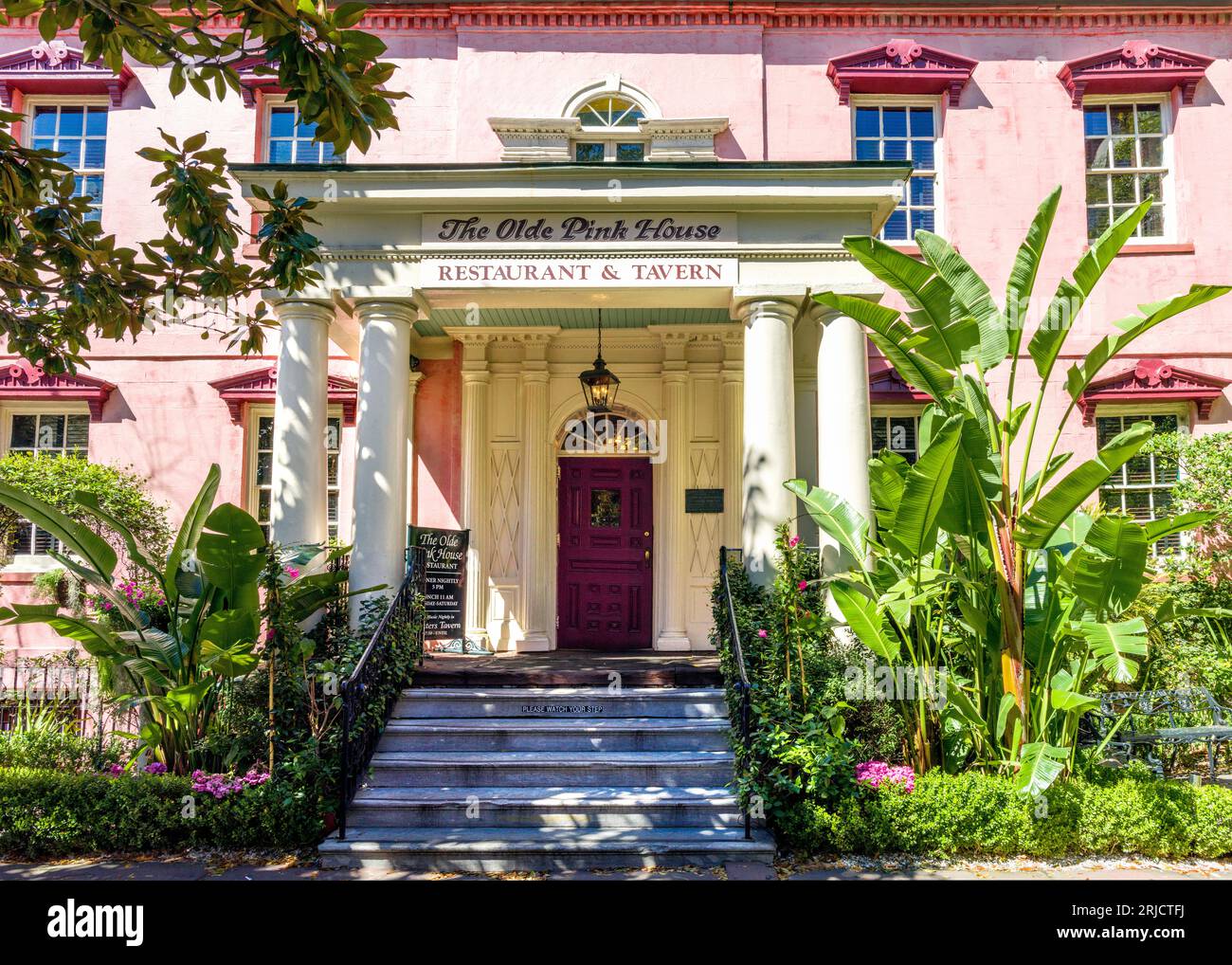 Historic The Olde Pink House and Restaurant Savannah,Georgia, United ...