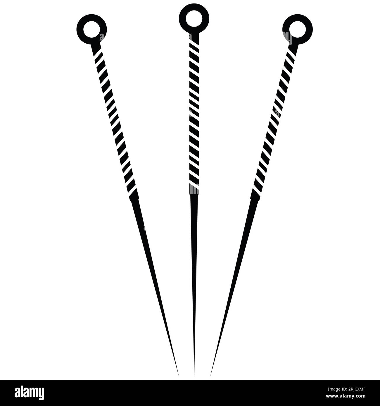 Acupuncture icon. Spa sign. Acupuncture needles symbol. flat style ...