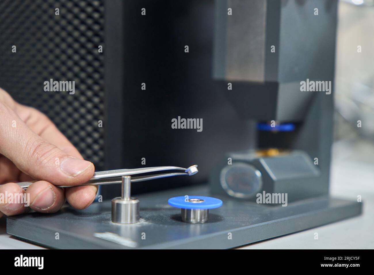 people Working in the laboratory of a modern factory. quality ...