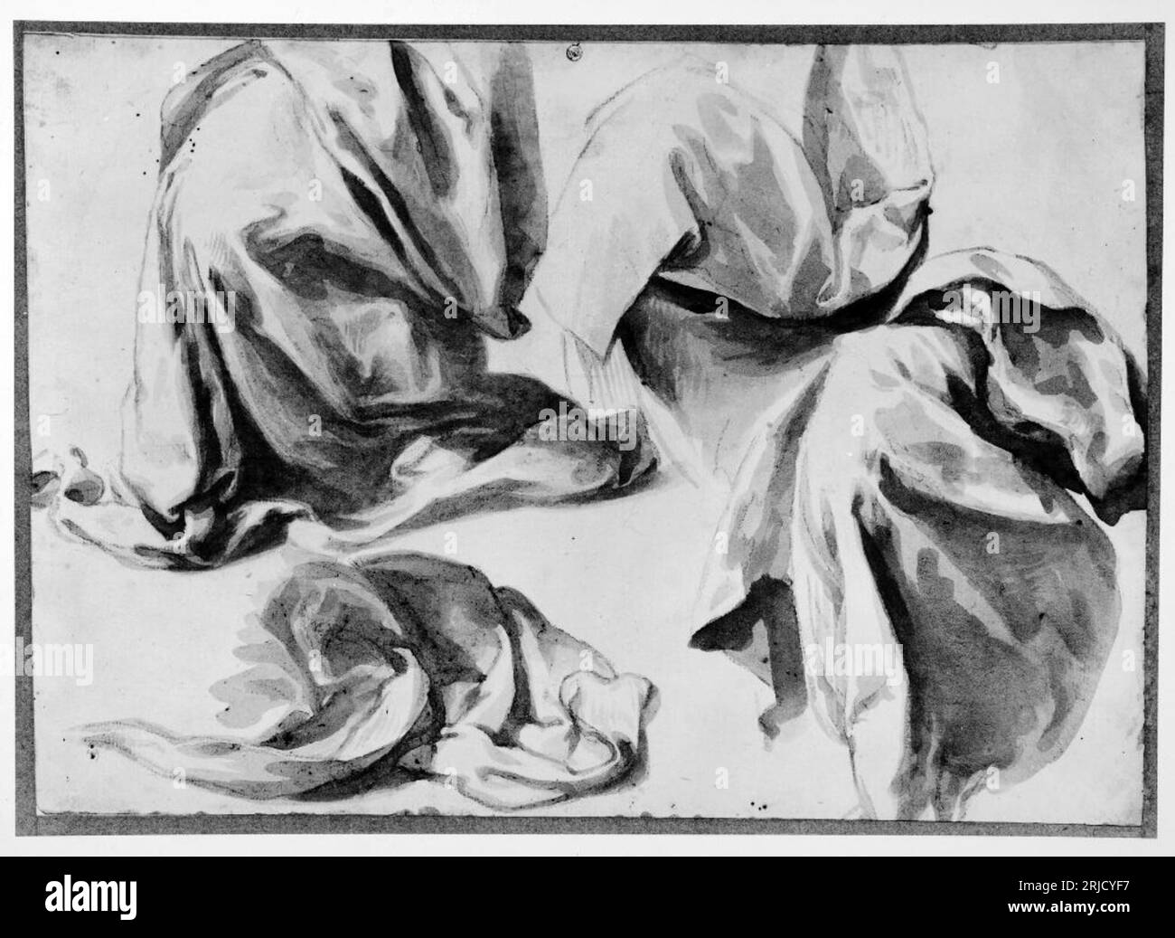 Drapery studies by Francesco Curia Stock Photo - Alamy