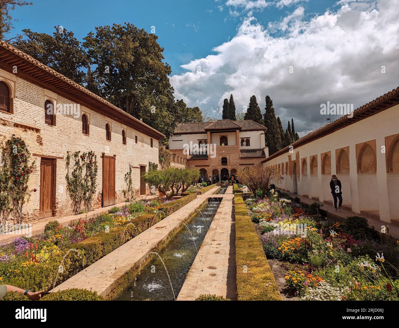 The Generalife in Granada, Spain with stunningly beautiful estate with ...