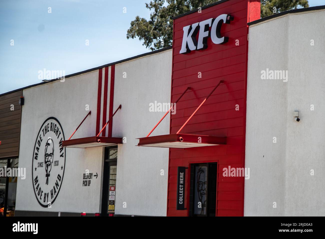 A branch of an American fast food chicken restaurant chain, Kentucky ...
