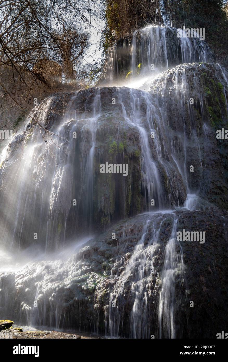 Beautiful Waterfall in Spain Stock Photo - Alamy