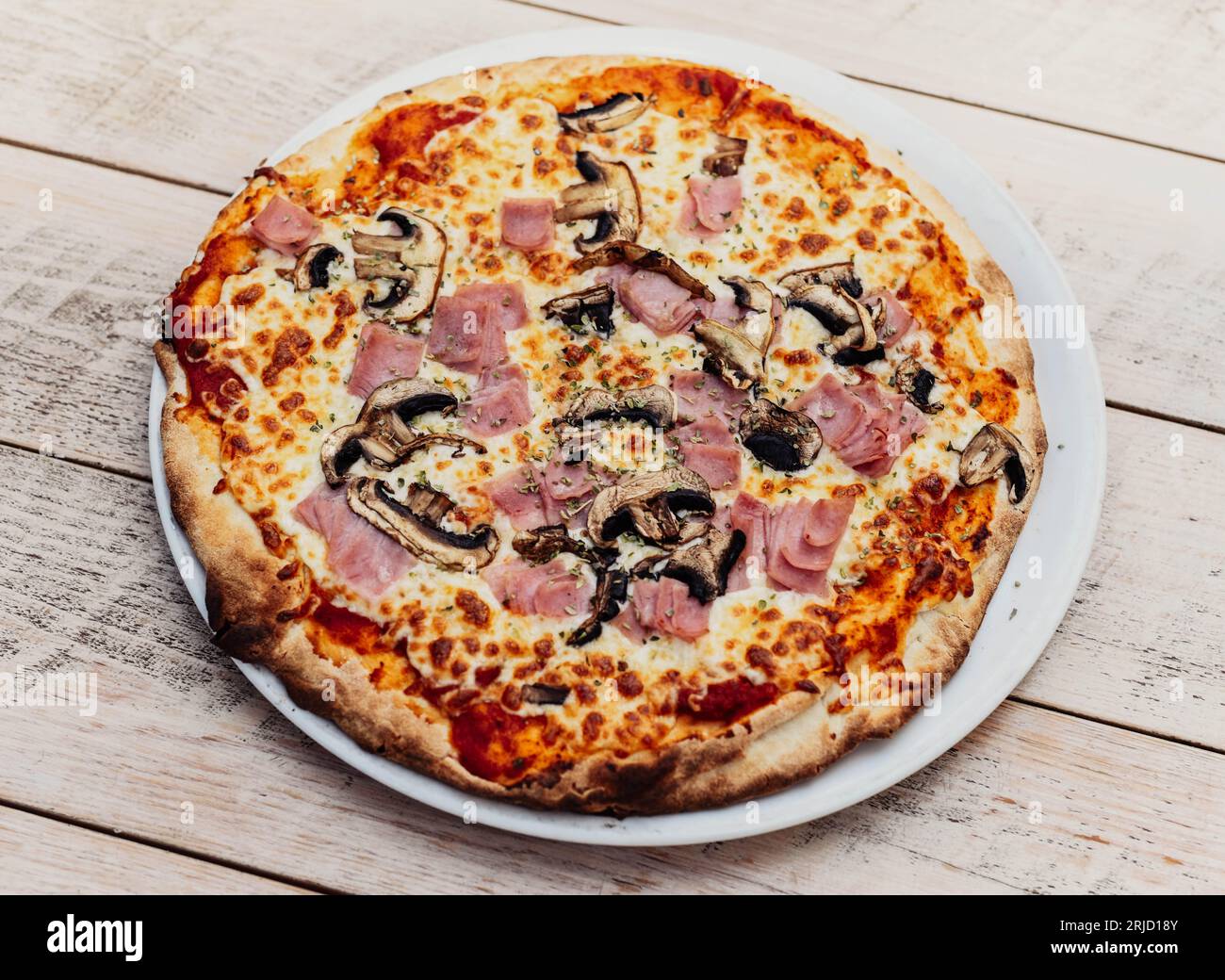 The real Neapolitan pizza with top quality fresh ingredients Stock ...