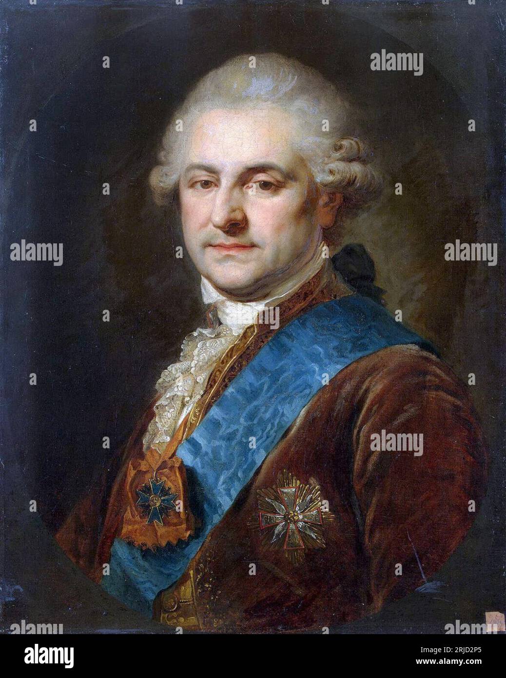 Portrait of Stanislas-Auguste Poniatowski after 1788 by Johann Baptist ...