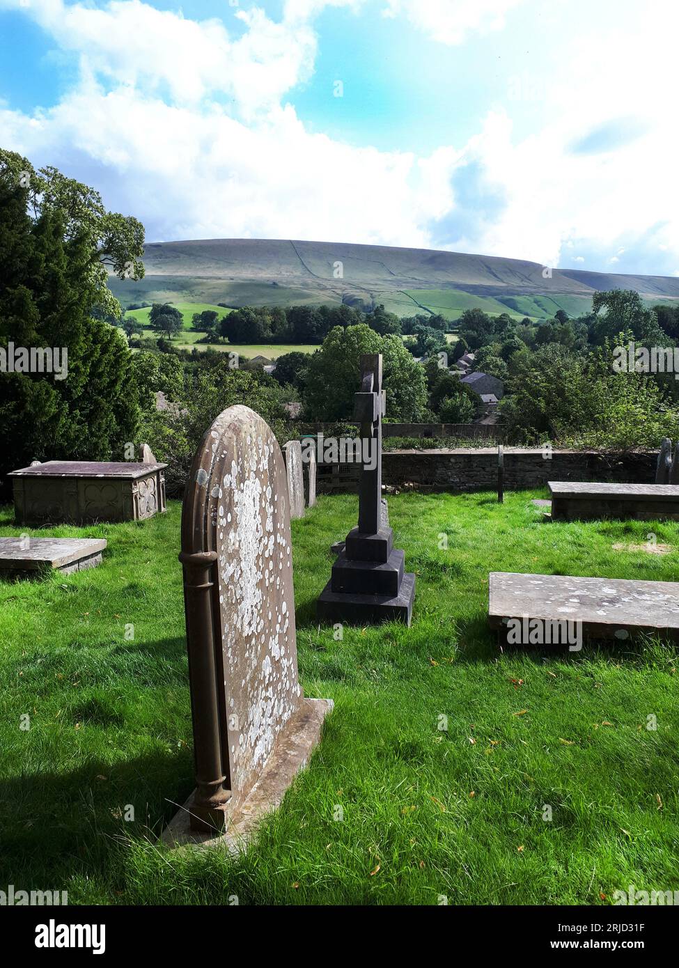 Downham in the shadow of pendle hill is a feudal village in Lancashire ...