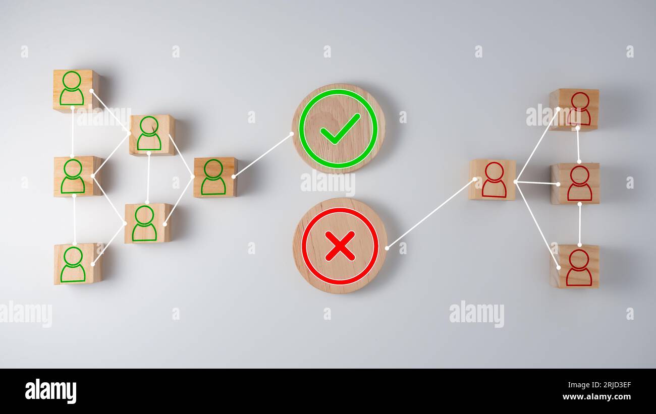 Business decision making concept, career path, work direction. Business ...