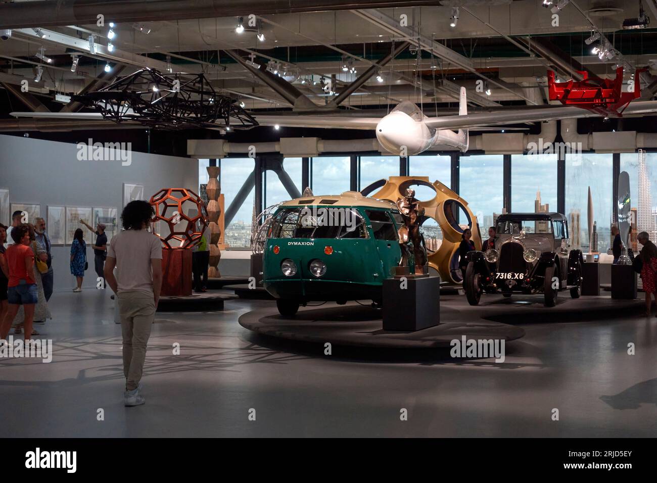 Exhibition on 6th floor. Norman Foster Retropspective at The Pompidou ...