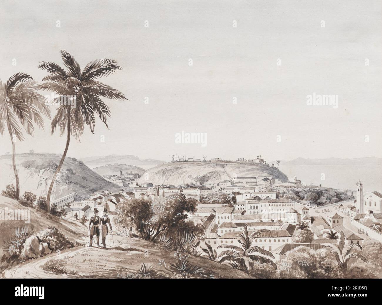 Vista Tomada de Santa Teresa by Friedrich Salathé Stock Photo - Alamy