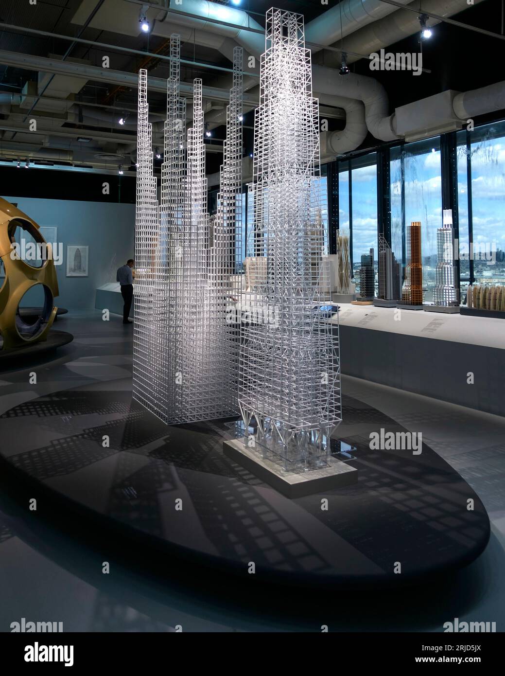 Overall view. Norman Foster Retropspective at The Pompidou, Paris ...