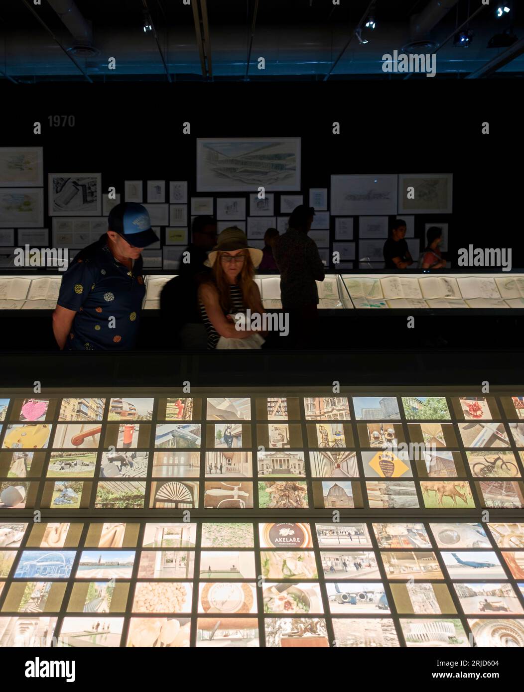 Archive room. Norman Foster Retropspective at The Pompidou, Paris ...