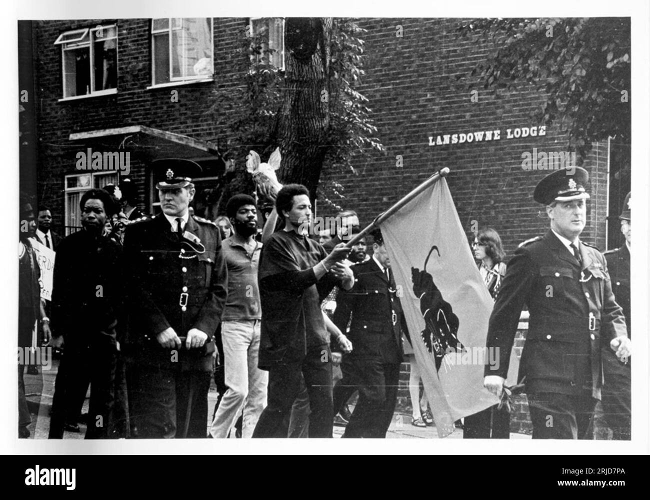 Photographs were used to capture the atmosphere of the march. Detective ...
