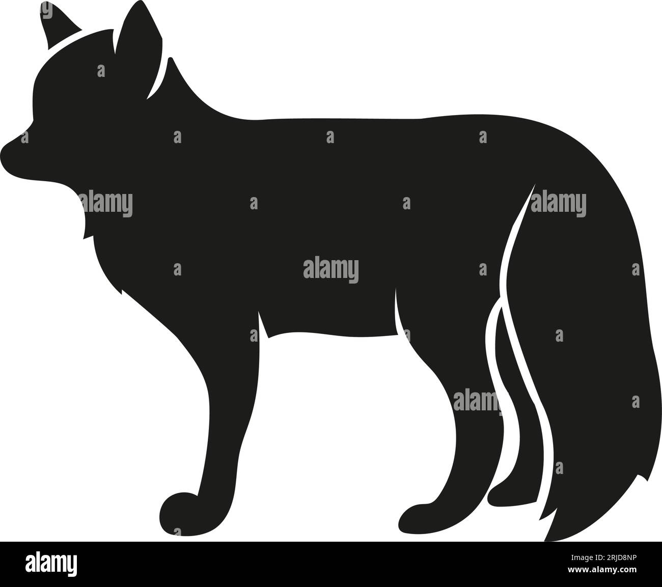 Simple fox hi-res stock photography and images - Alamy