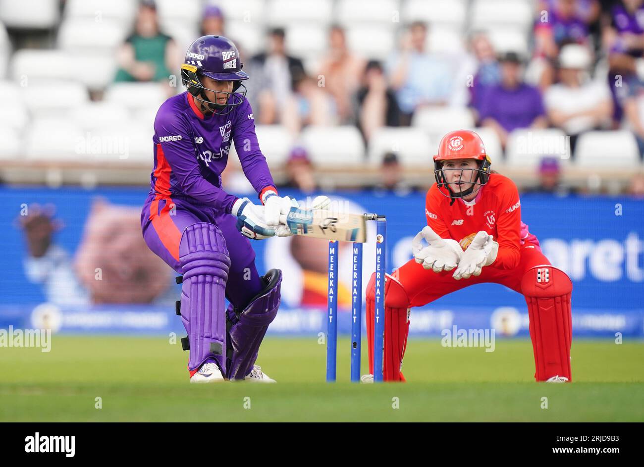 Northern Superchargers' Phoebe Litchfield during The Hundred match at ...