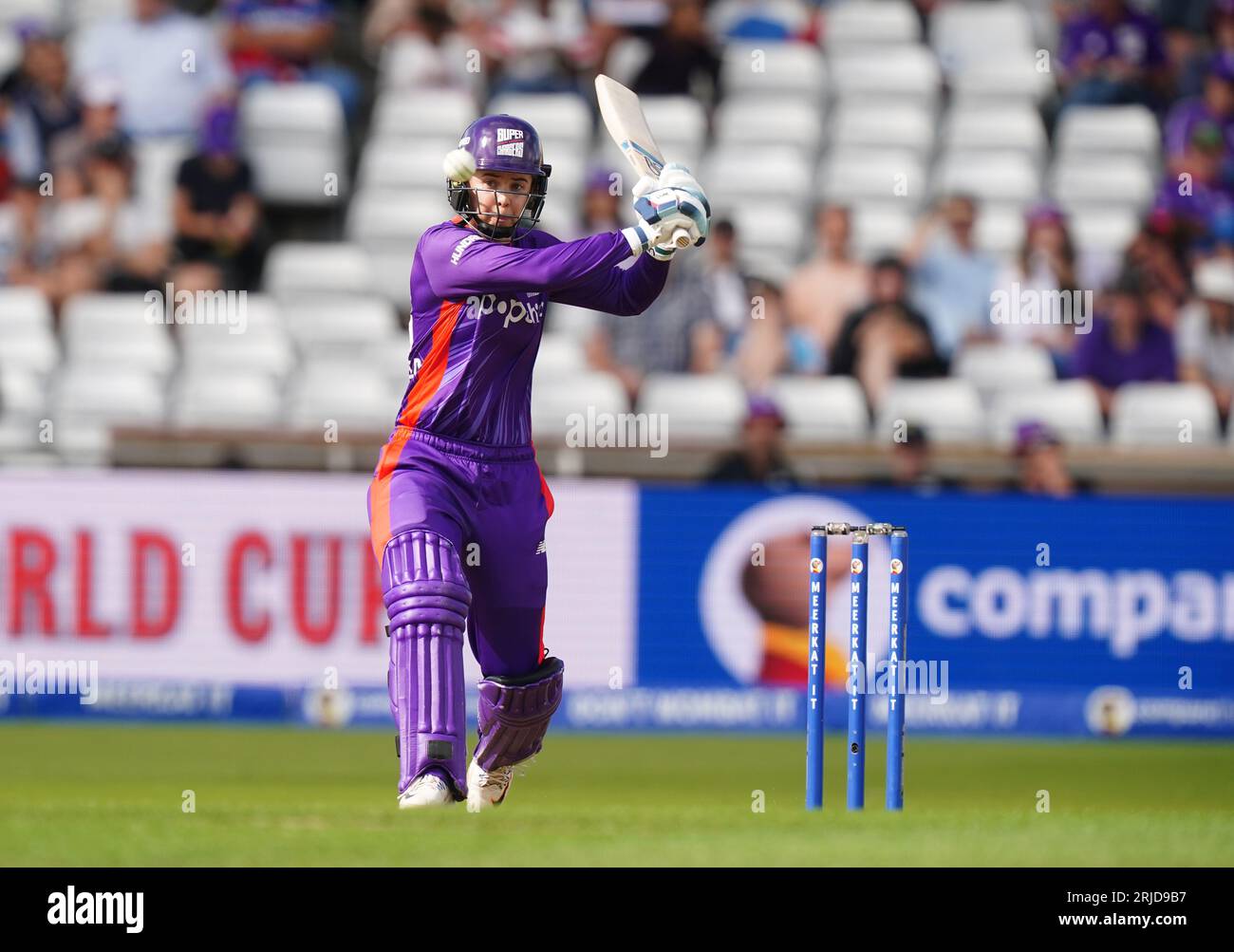 Northern Superchargers' Phoebe Litchfield during The Hundred match at ...