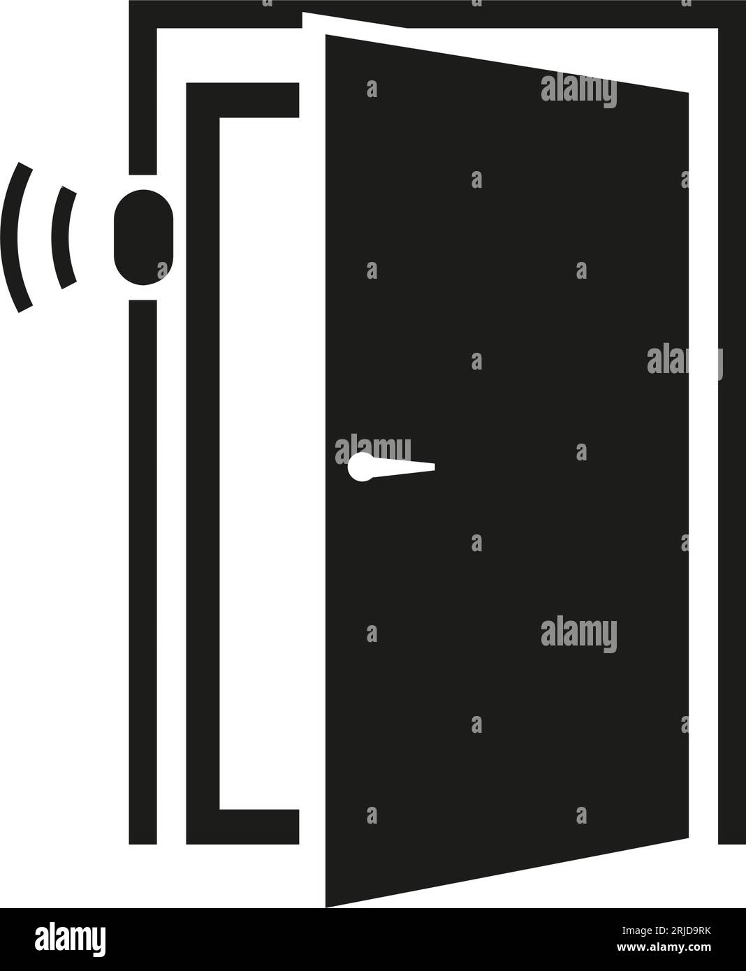 Door sensor simple icon Stock Vector Image & Art - Alamy