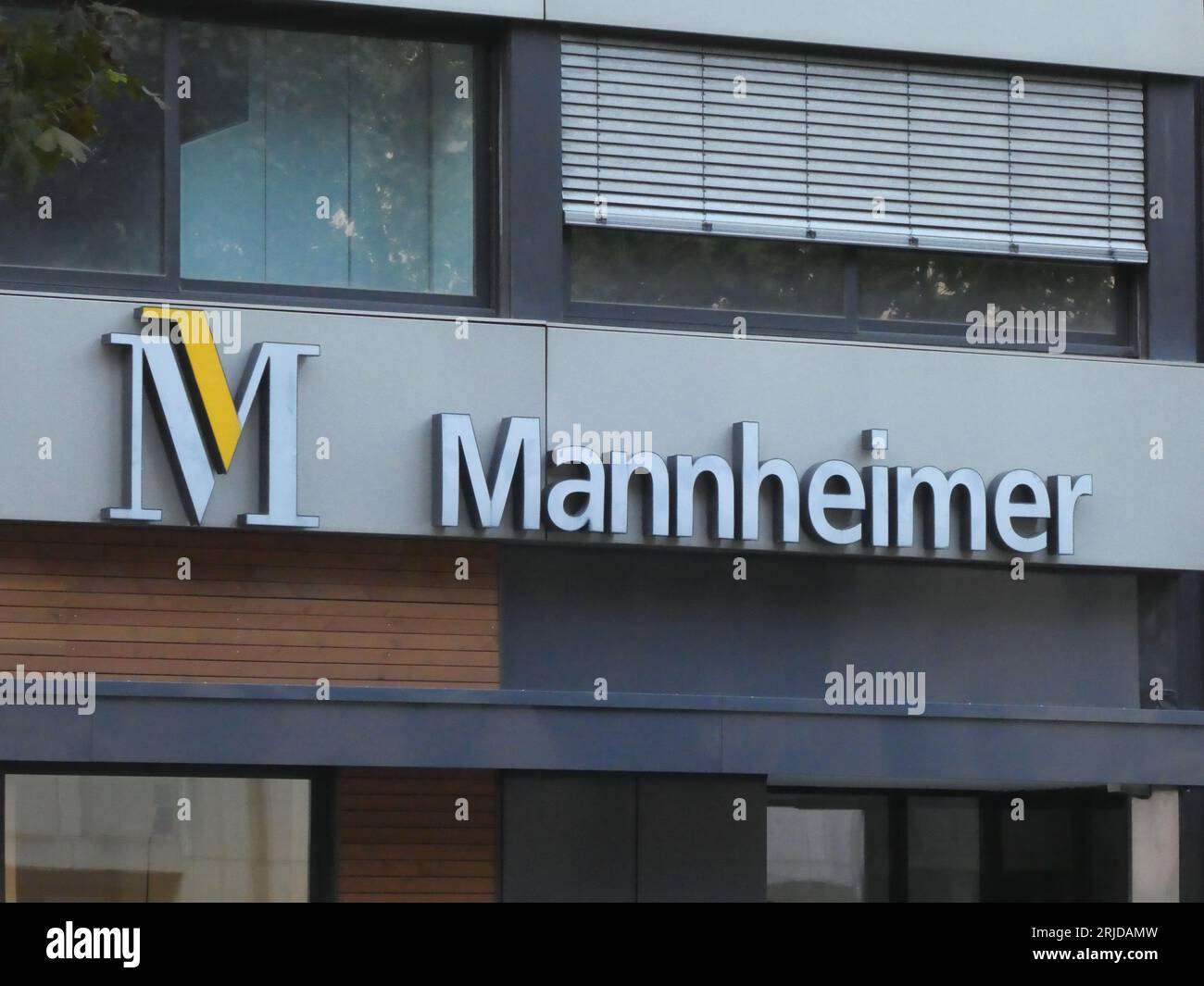 Cologne, Germany. 17th Aug, 2023. Logo, lettering of Mannheimer ...