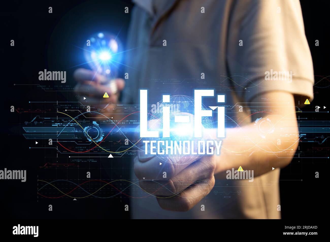 Conceptually, Li-Fi is a form of wireless communication technology that relies on light to ...