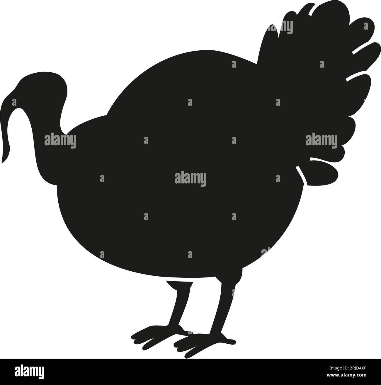 Turkey silhouette icon Stock Vector Image & Art - Alamy