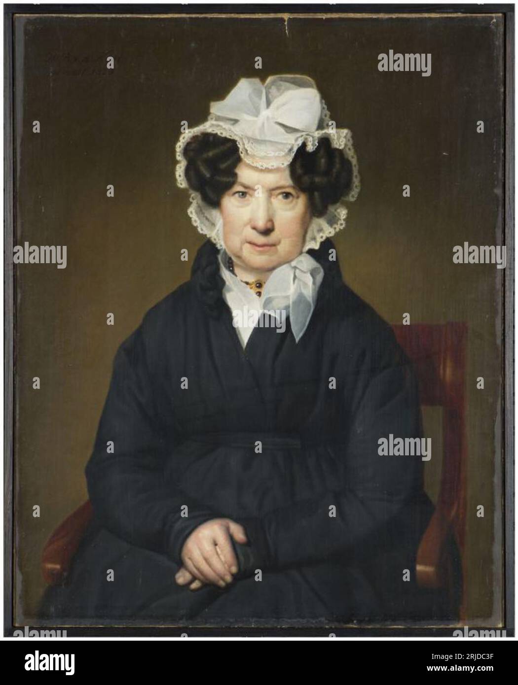 Portret van Anna Catharina Louisa Lemper 1828 by Willem Bartel van der ...